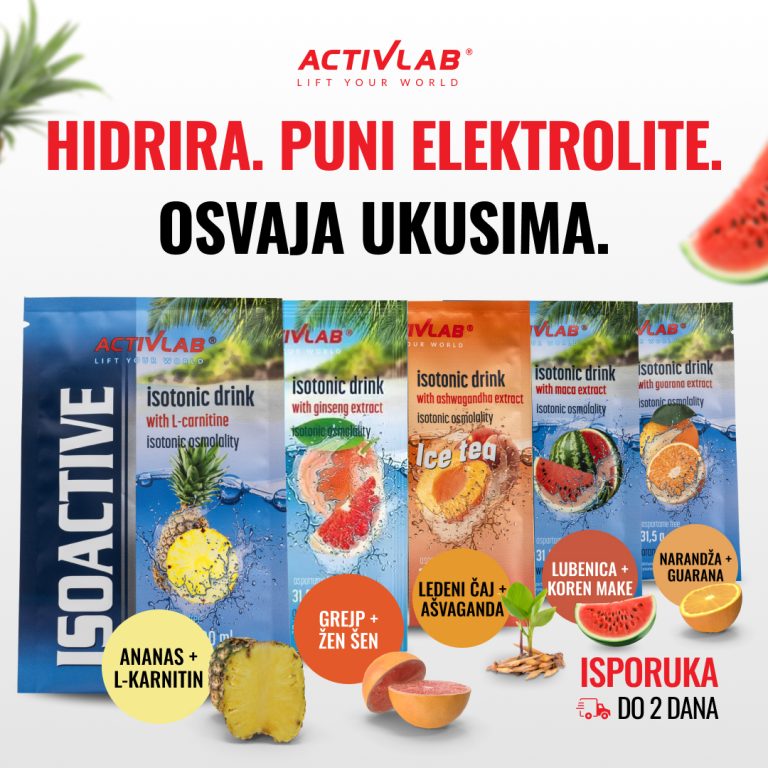 Isoactive 31.5g Izotonični Napitak u Prahu [Kupite Online]